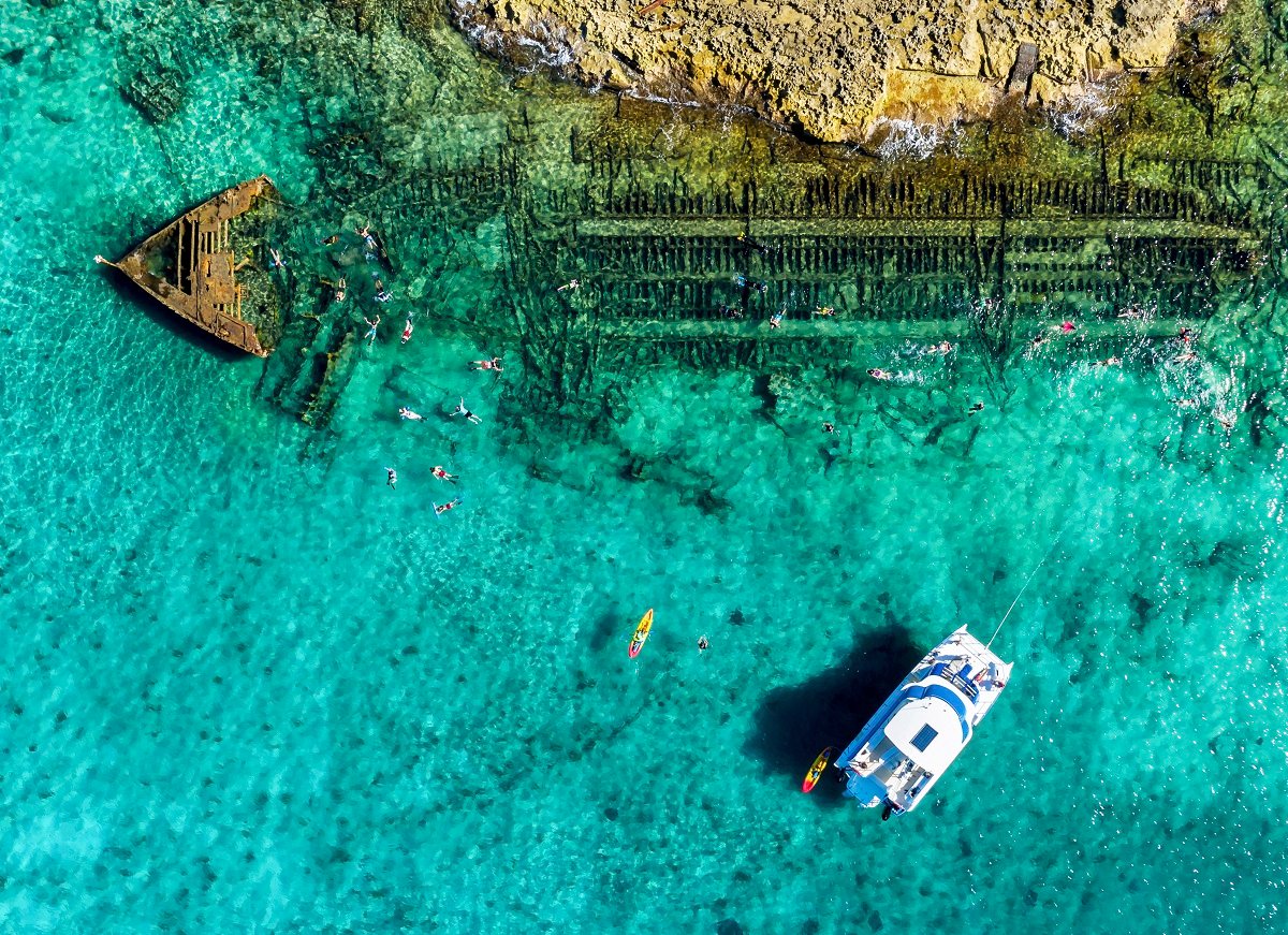 Eine eigene Karibik-Insel. Privatinseln von Reedereien.